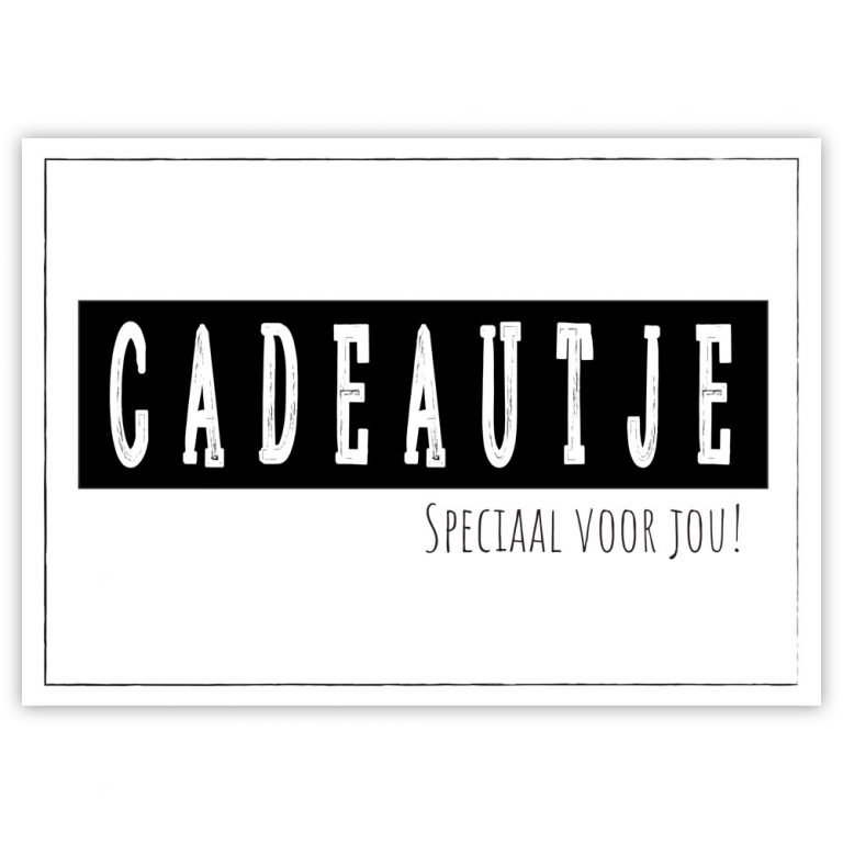 Kaart Cadeautje speciaal voor jou! | Verjaardagskaart voor mannen