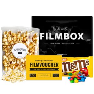 Pathé Thuis cadeaupakket met popcorn | Voor door de brievenbus!