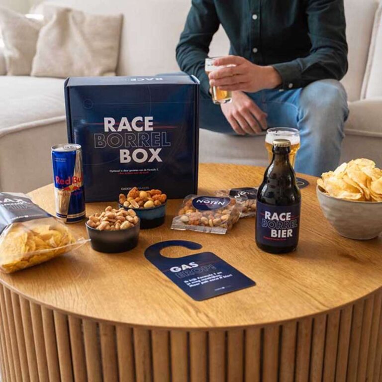 Formule 1 cadeau? | Borrelpakket cadeau voor tijdens de Formule 1!
