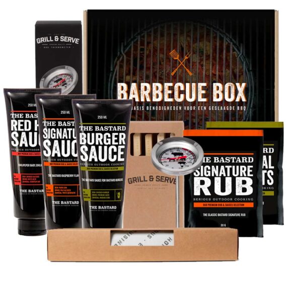 Barbecue Box Starterspakket | Incl. The Bastard producten • Mannenbox