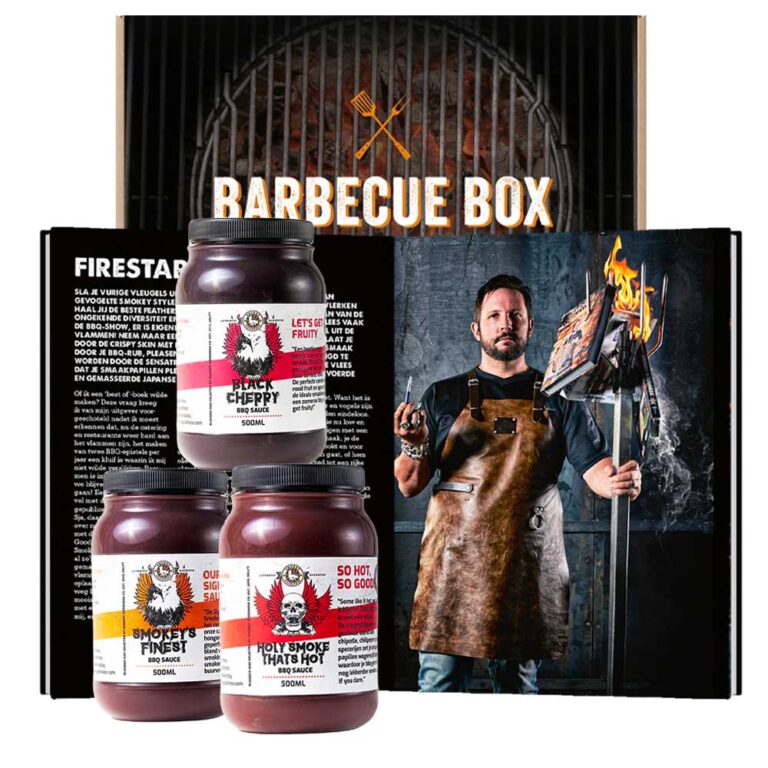 Barbecue Box | Incl. Smokey Goodness sauzen en BBQ boek van Jord ...